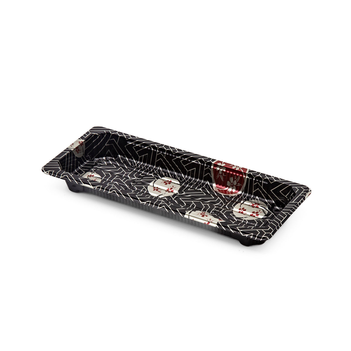 ST-2-001 Sakura Sushi Rectangle Tray with Lid 100sets – ST ...